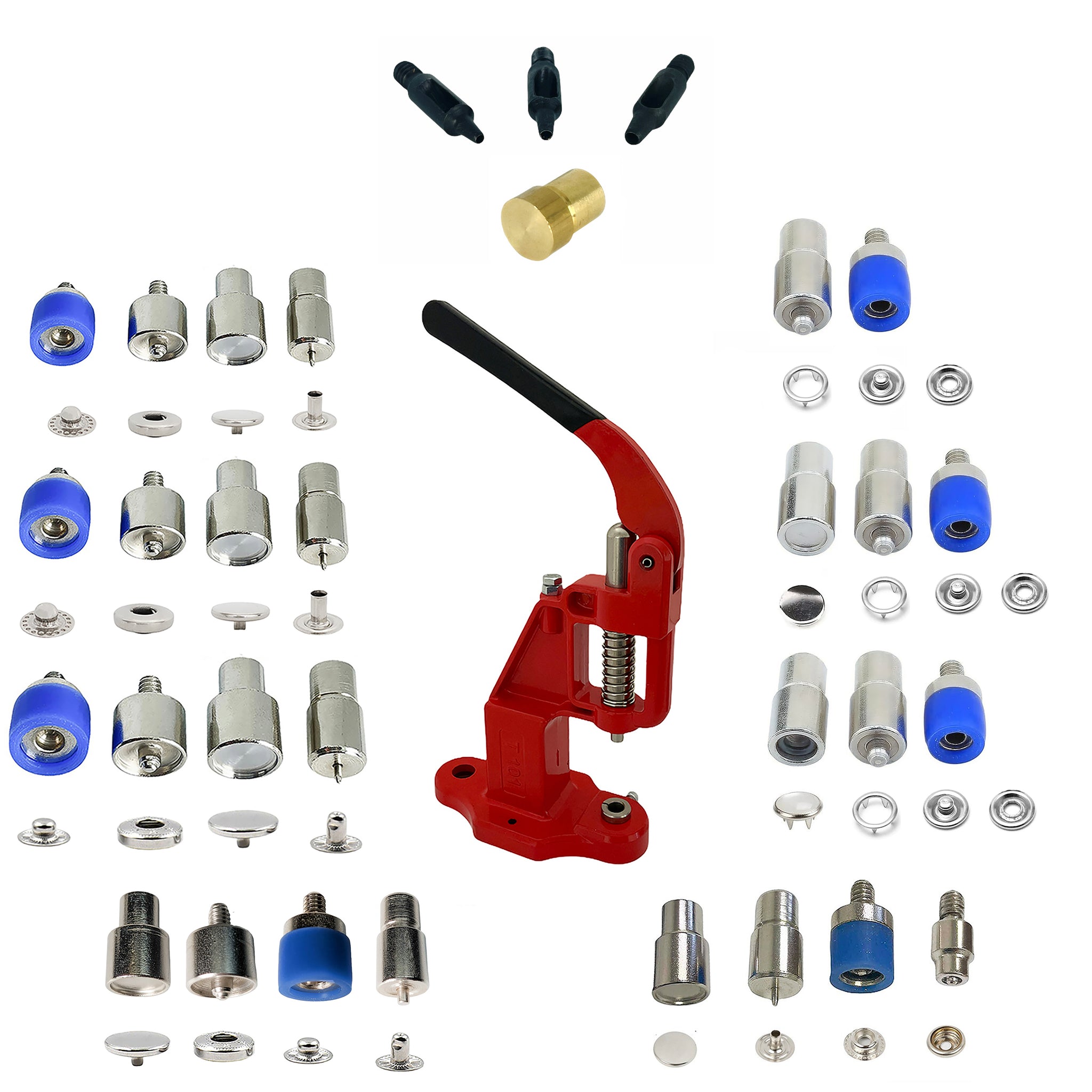 Hobby Trendy Ultimate Snap Button Die Set with Manual Hand Press Machi