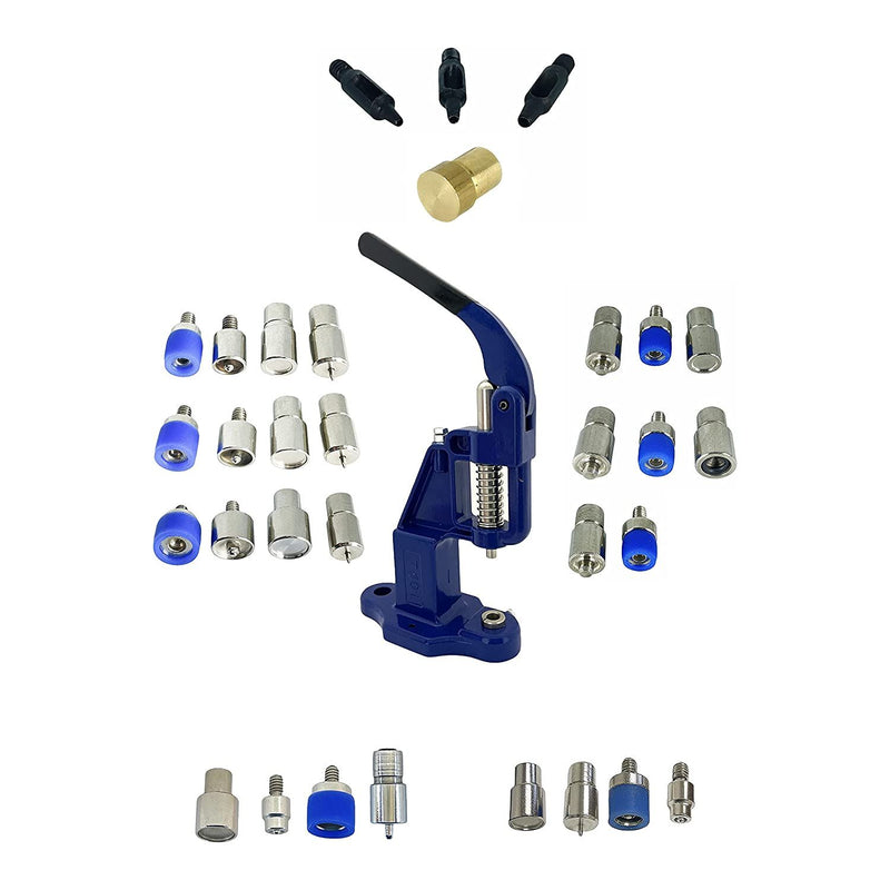 Hobby Trendy Ultimate Snap Button Die Set with Manual Hand Press Machi