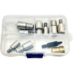 Essential Rivet Setting Kit with Hand Press Machine 4 Rivet Dies and 2 ...